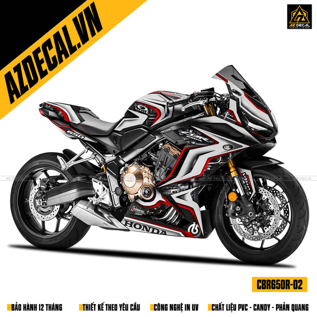Tem Xe CBR650R - Dán Decal Xe CBR650R Thiết Kế Theo Yêu Cầu – Azdecal.vn