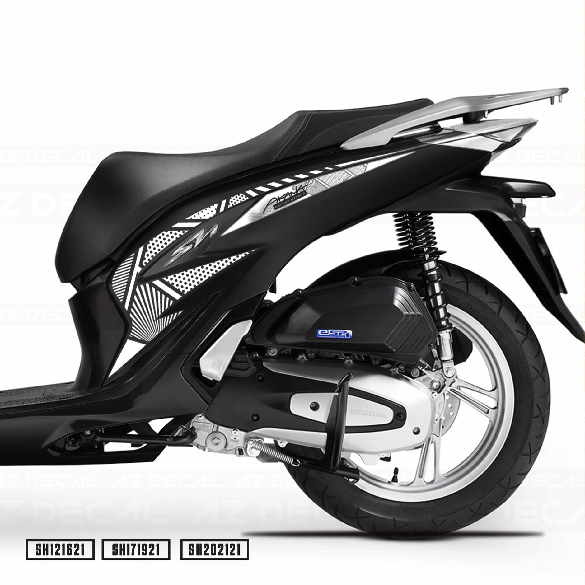 Tem Xe SH - Dán Decal Tem Trùm Rời Xe SH Đẹp 2012-2024 – Azdecal.vn